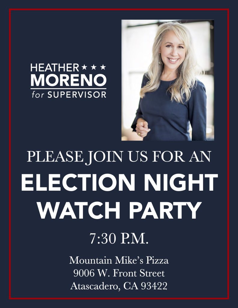 Heather Moreno Election Night - Heather Moreno for SLO County ...